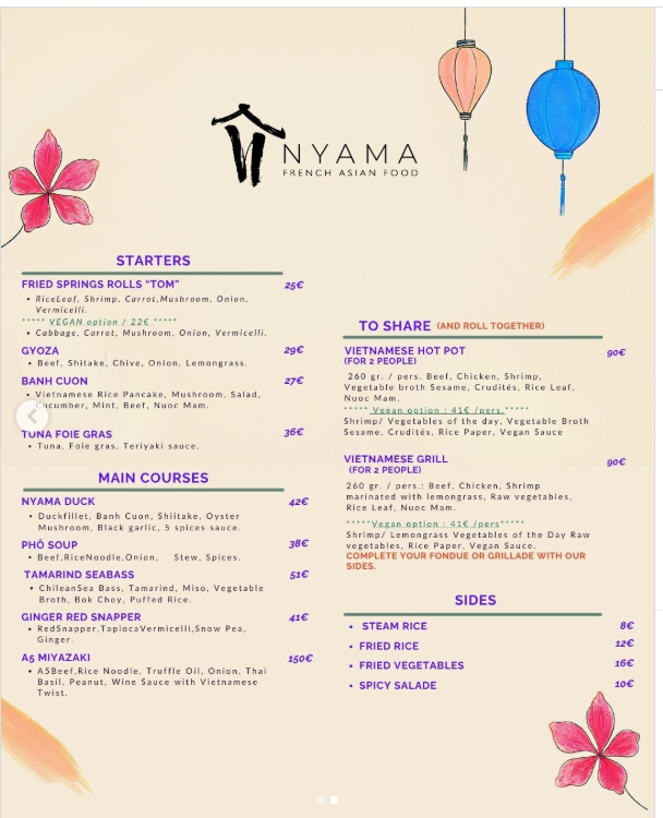 Nyama Dinner Menu | SBHonline St Barts Community Forums