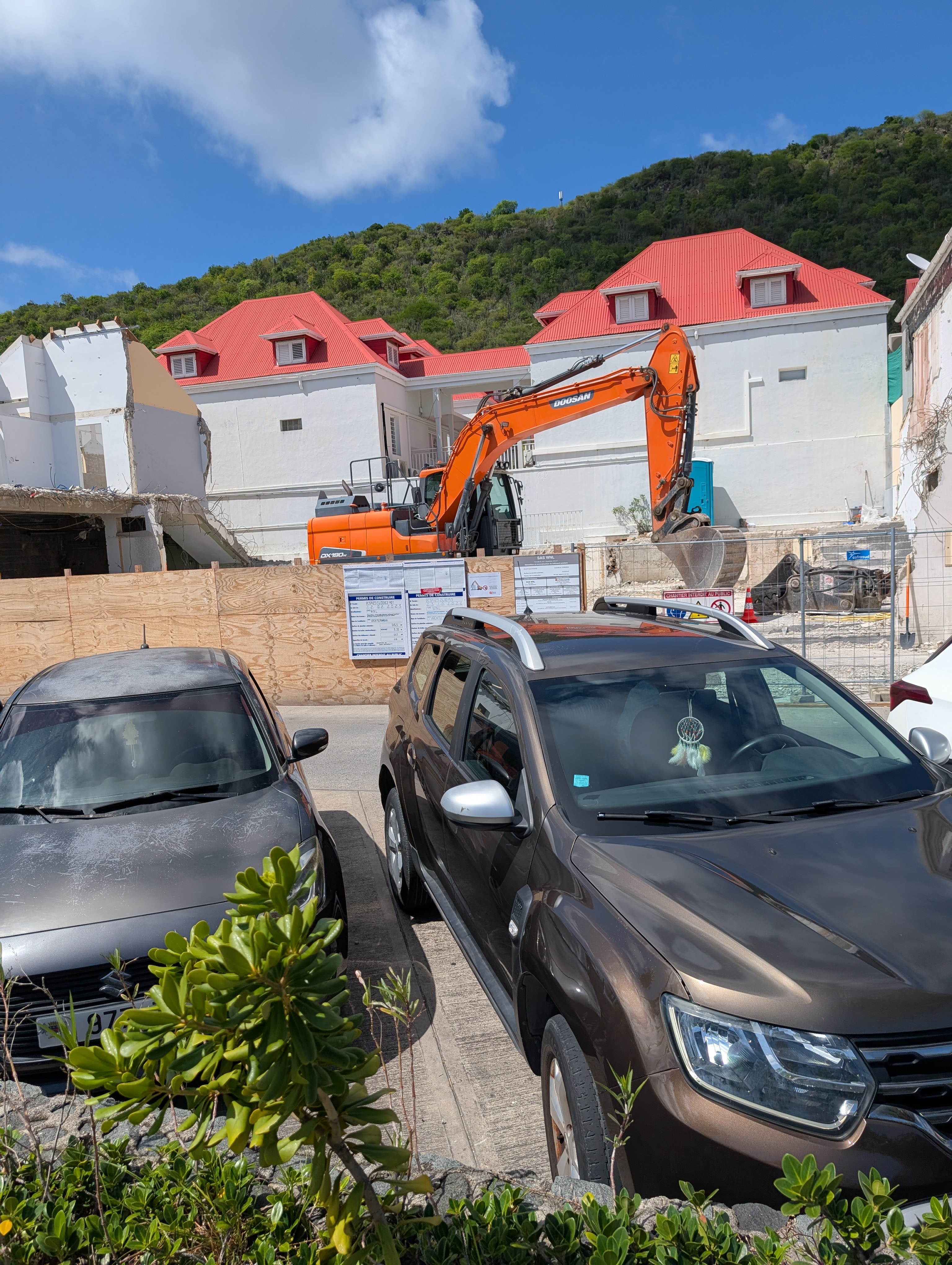Construction on Rue du Bord de Mer in Gustavia | SBHonline St Barts ...